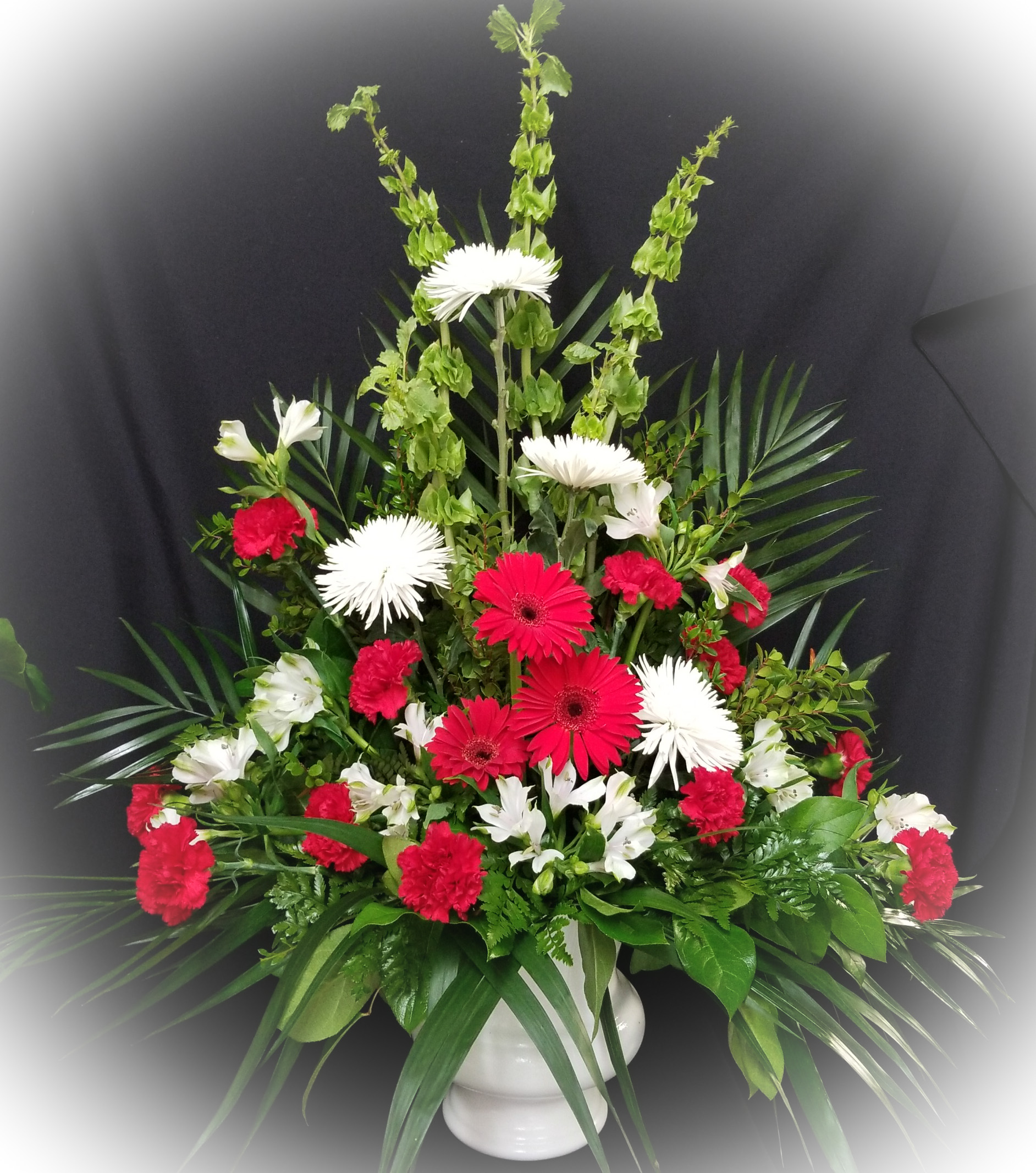 Corbeille funéraire | Fleuriste Laurier Rose