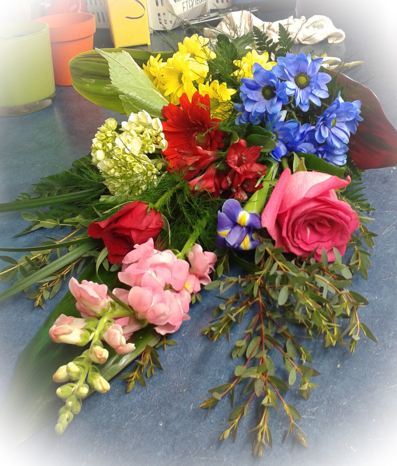 Bouquet de fleurs coupées | Fleuriste Laurier Rose
